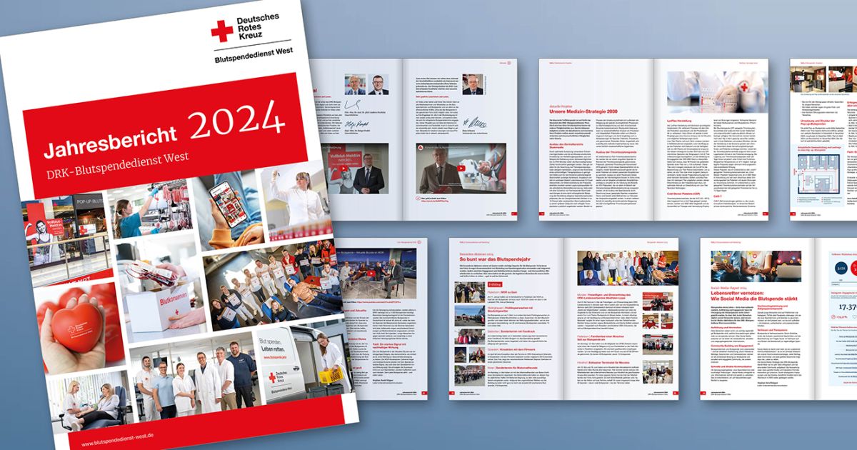 Unser Jahresbericht 2024 ist da – digital, interaktiv und zukunftsweisend | DRK-Blutspendedienst ...